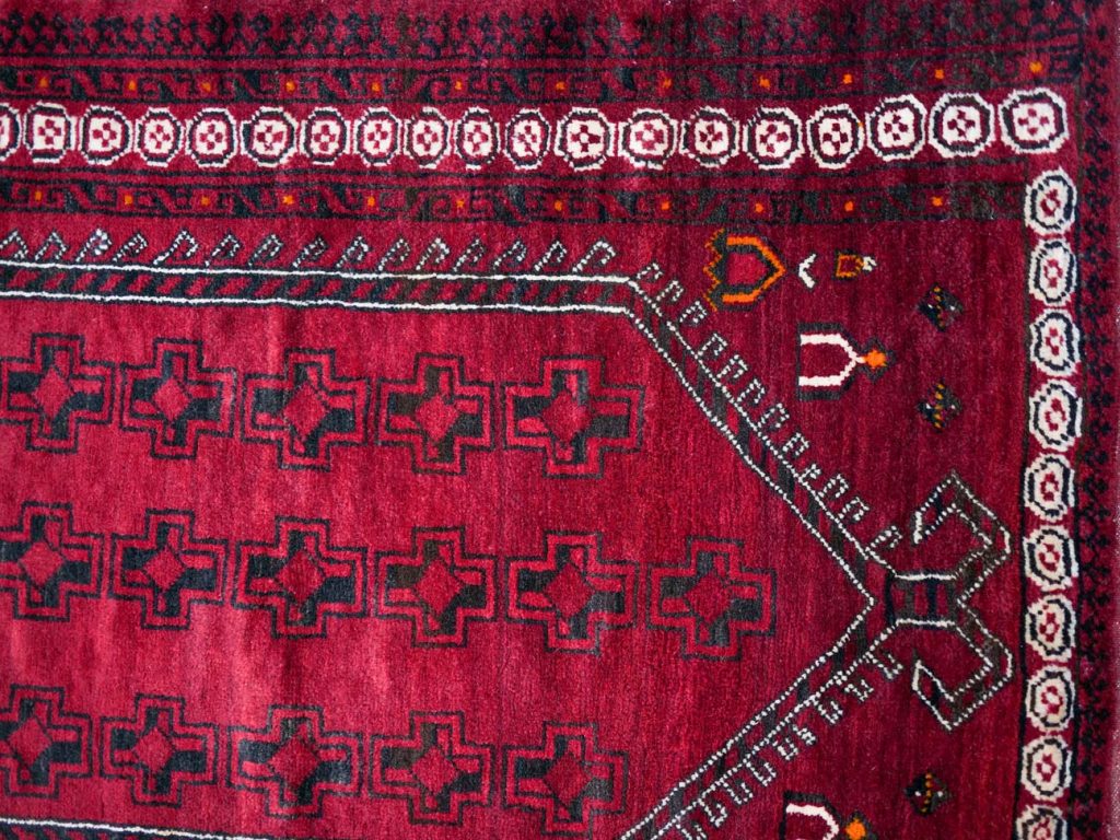 Hand-Woven Afghan Bishiri Prayer Rug – Khyber Pass Gallery