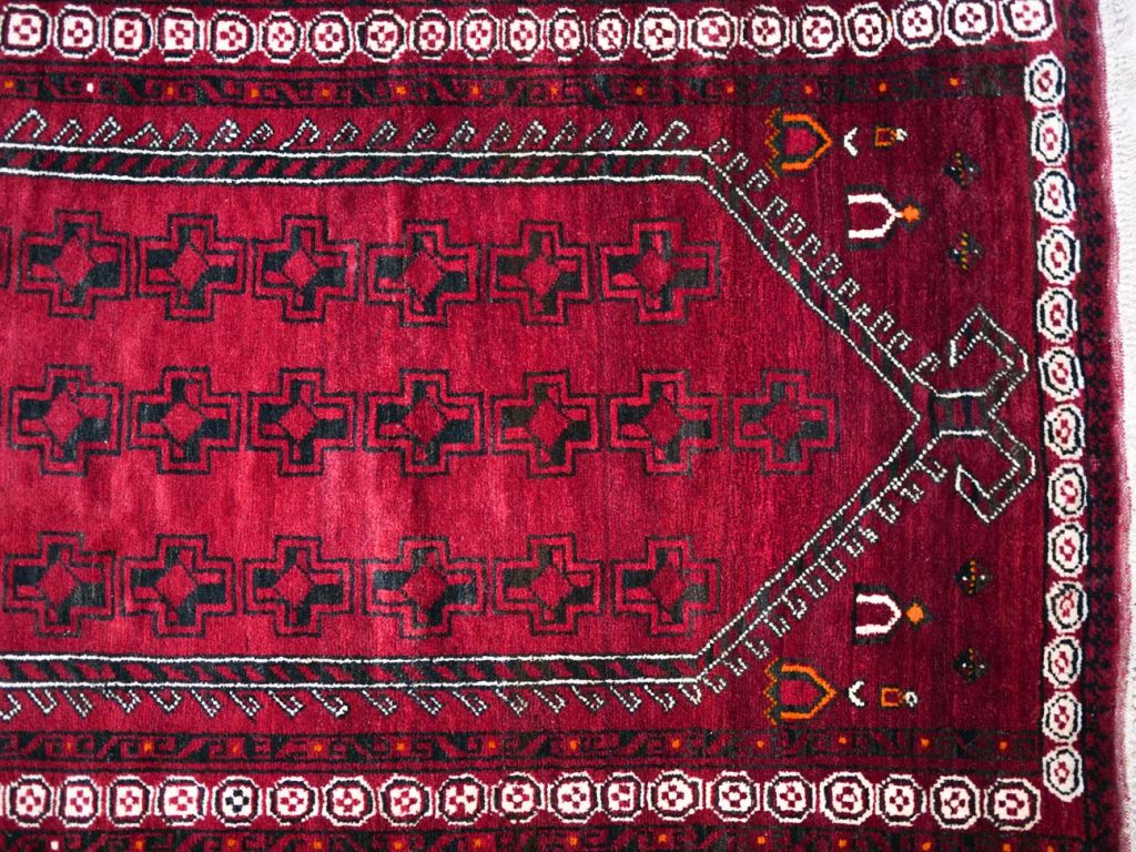 Hand-Woven Afghan Bishiri Prayer Rug – Khyber Pass Gallery
