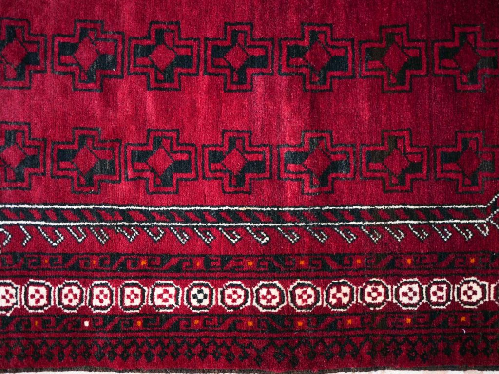 Hand-Woven Afghan Bishiri Prayer Rug – Khyber Pass Gallery